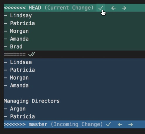 Git: Provide navigation through git merge conflicts · Issue #38321 · microsoft/vscode · GitHub