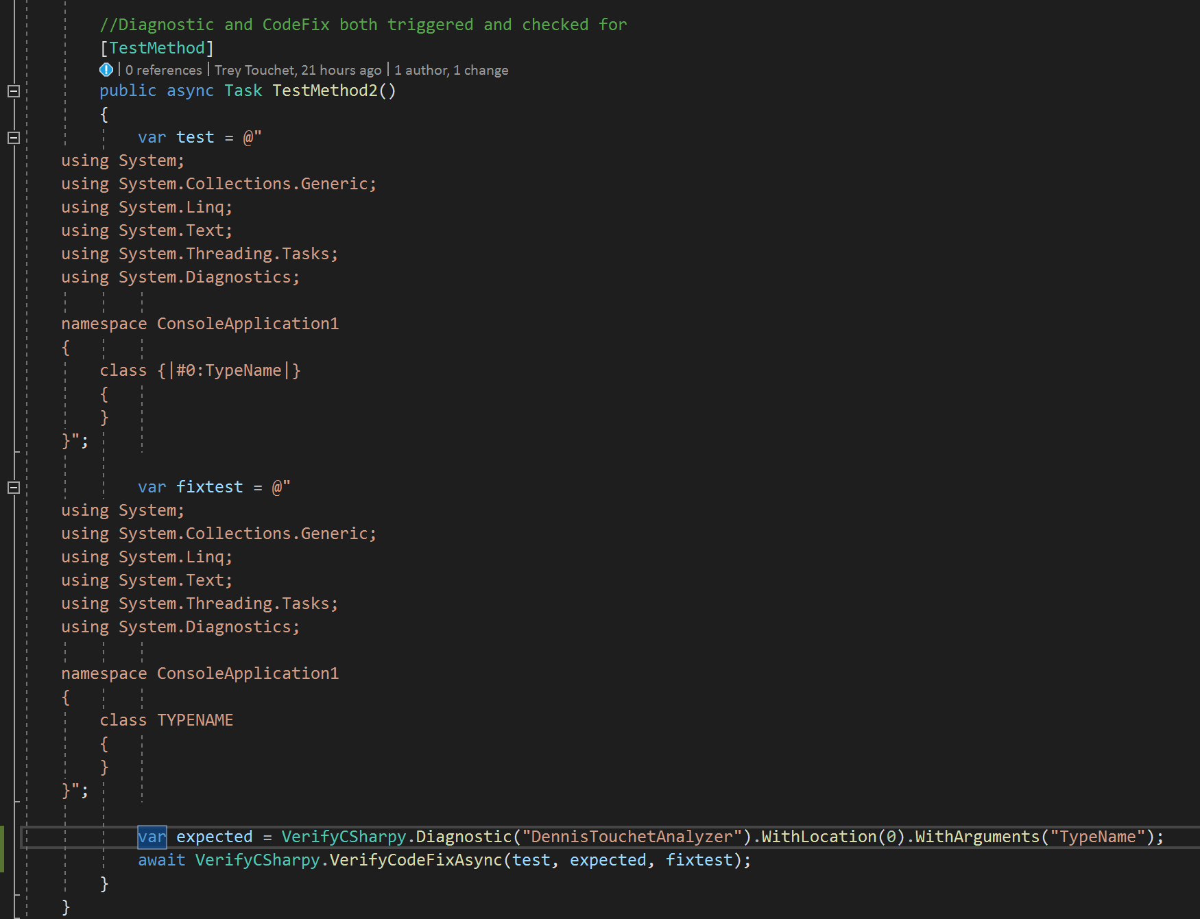Analyzer Project Template Does Not Line Up With The Tutorial · Issue 22183 · Dotnetdocs · Github 