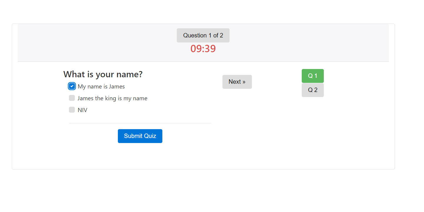 Github Abiodunjamesvuequiz Quiz Built With Vuejs