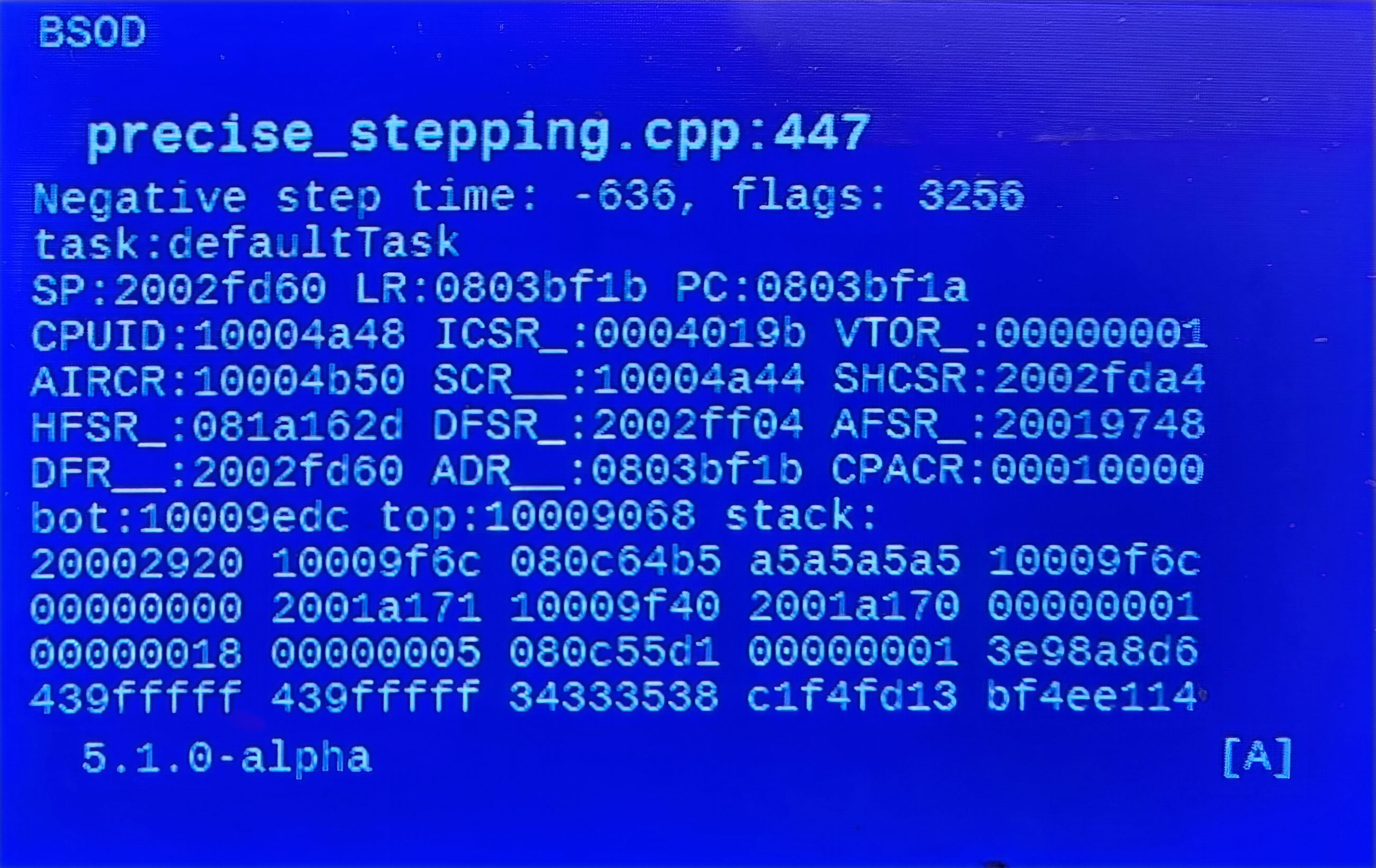 BSOD: XL 2-tool, cancel current item with single-item print · Issue ...