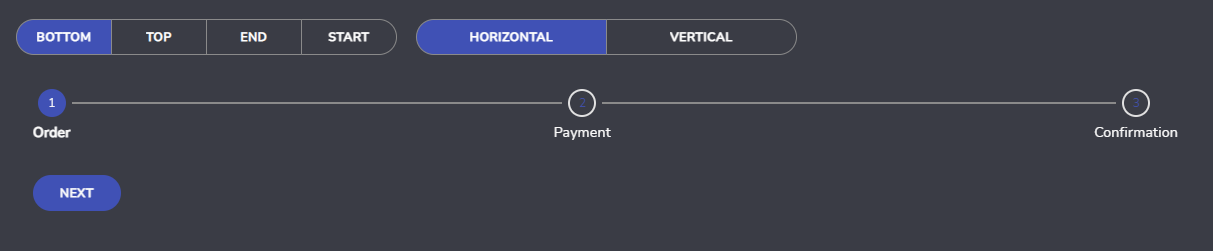 igx-stepper insufficient contrast in non-active steps with indigo dark theme · Issue #11616 ...