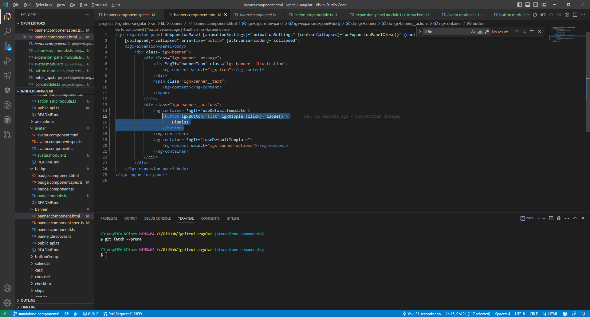 Igx Banner Dismiss Button Text Is Not Localized · Issue 12891 · Igniteuiigniteui Angular · Github 5373