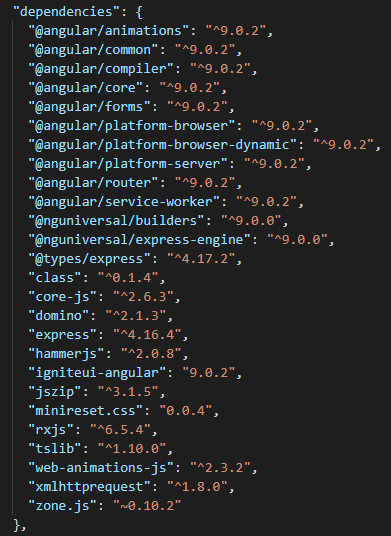 ng update showing packages that do not exist in my package · Issue #1542 · angular/universal ...