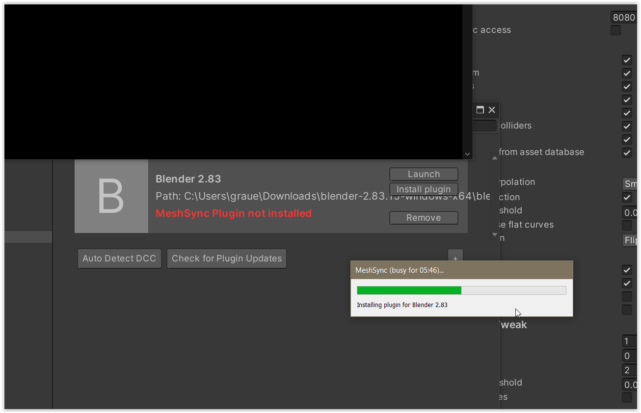[MeshSync] Installation error · Issue #339 · unity3d-jp/MeshSync · GitHub