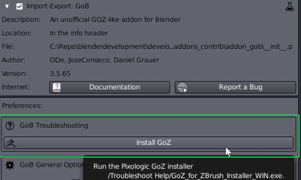 Export error · Issue #275 · JoseConseco/GoB · GitHub