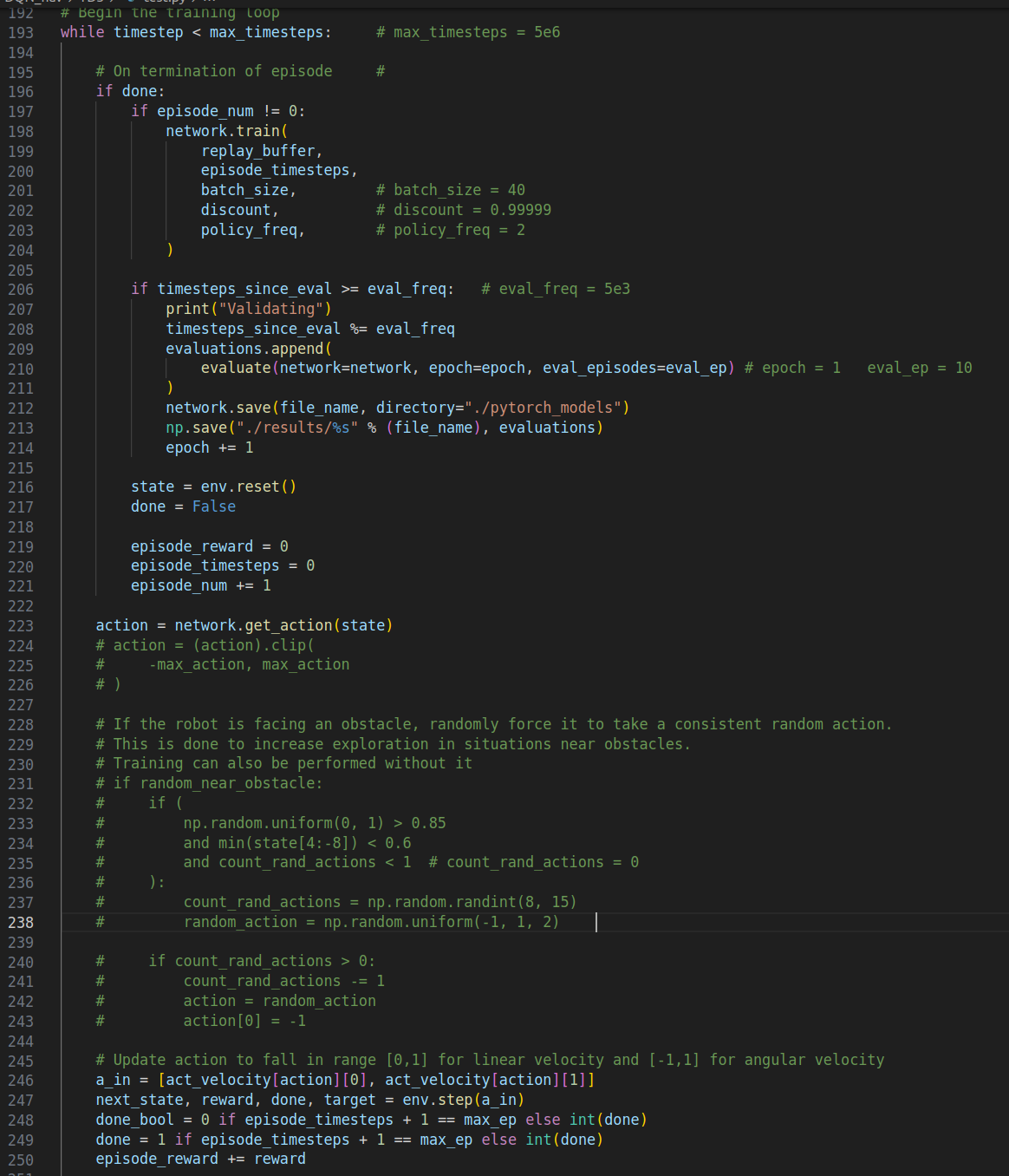 Whether to support changing to another algorithm · Issue #76 · reiniscimurs/DRL-robot-navigation ...