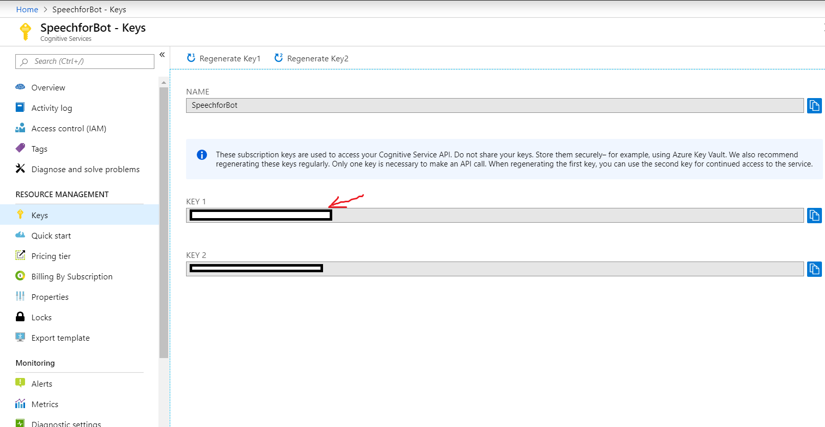 Bot With Cognitive Services Speech Services Js Not Working When Using Subscription Key Instead