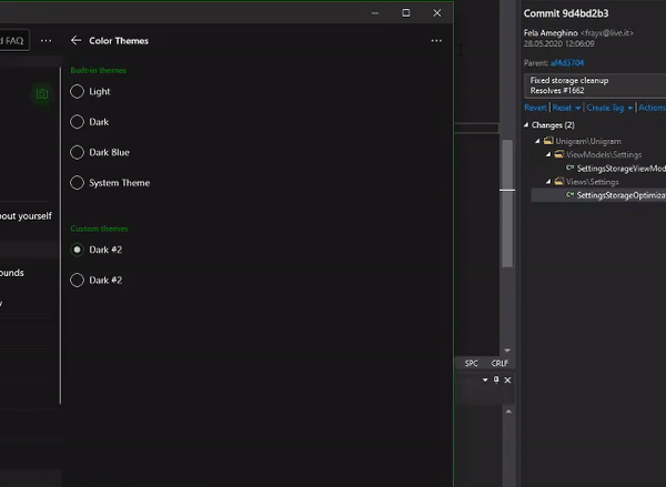 Back button in creating new Theme does not work as expected · Issue #1664 · UnigramDev/Unigram ...