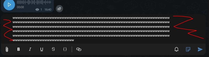 Visual bugs with extended formatting view and voice recoder · Issue #1840 · UnigramDev/Unigram ...