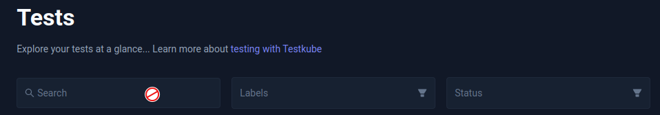 Dashboard Filters Search Label Status Are Locked `disabled` Attributes · Issue 2797