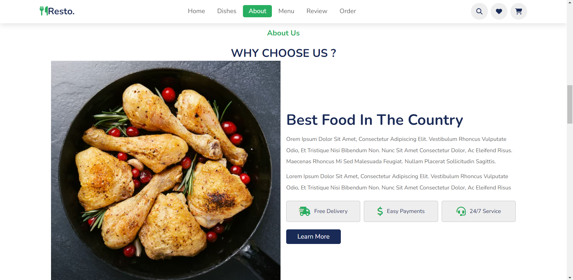 Github Weocor Website Food Responsive Website Food Reponsive With Html Css Js And Swiper Package