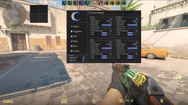 GitHub - GameSkin21/CS-2-SkinChanger-Aim-Bot