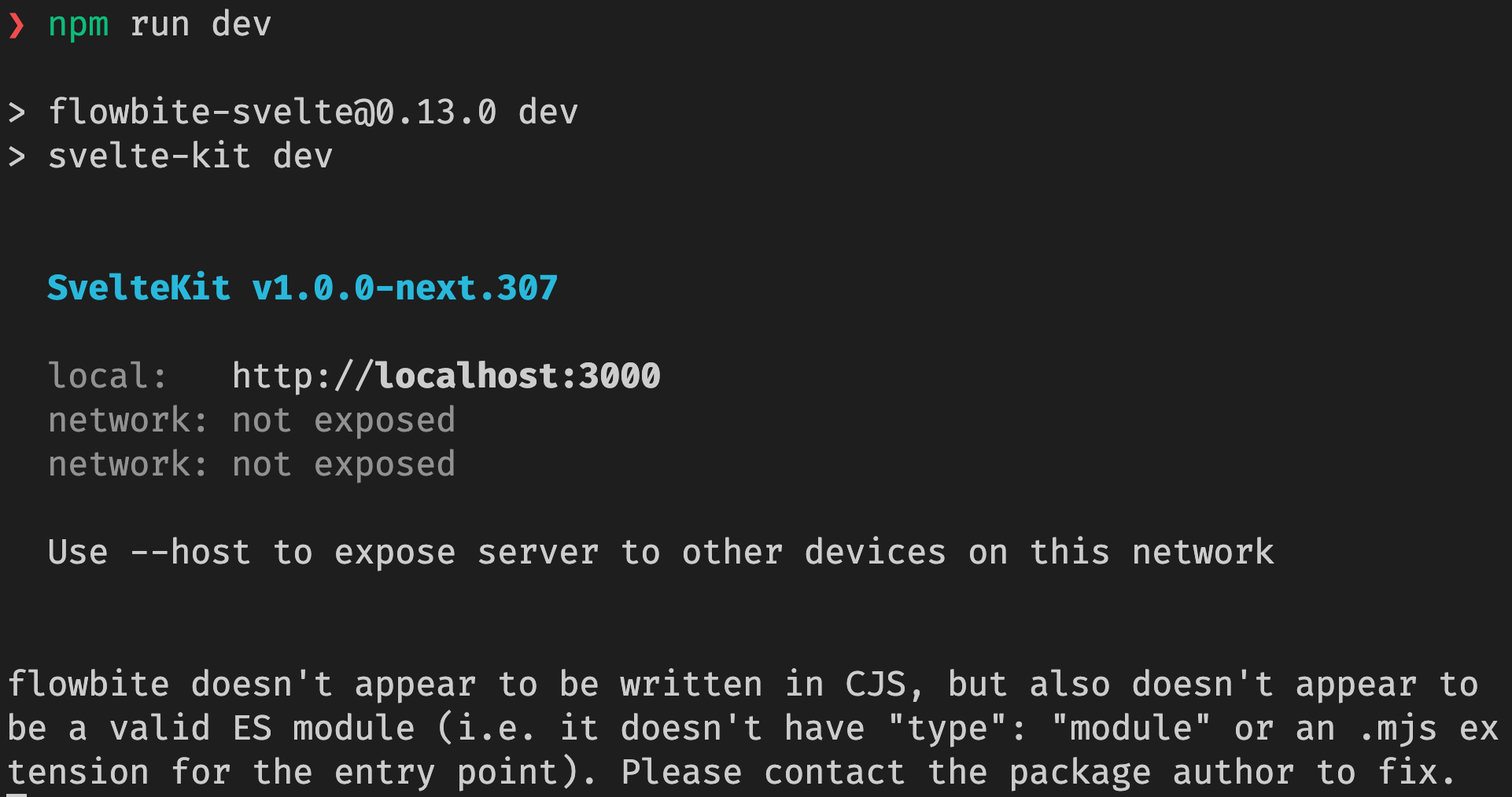 Not a valid ES module · Issue #130 · themesberg/flowbite · GitHub