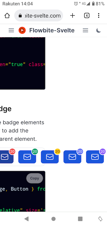Examplediv To Be Wrapped For Badge Button Group · Issue 621 · Themesbergflowbite Svelte · Github 7703
