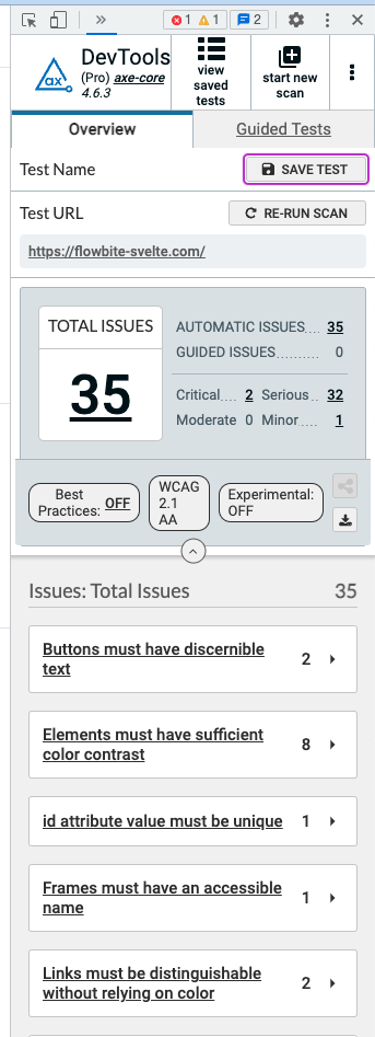 Accessibility 35 issues for home page · Issue #716 · themesberg/flowbite-svelte · GitHub