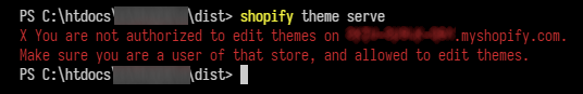 Shopify auth servers incorrectly reporting 403. · Issue #1694 · Shopify/shopify-cli · GitHub