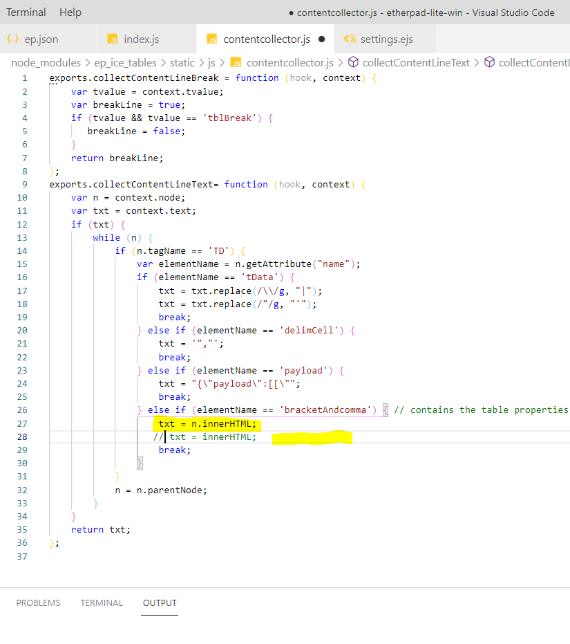 Add table into pad · Issue #5301 · ether/etherpad-lite · GitHub