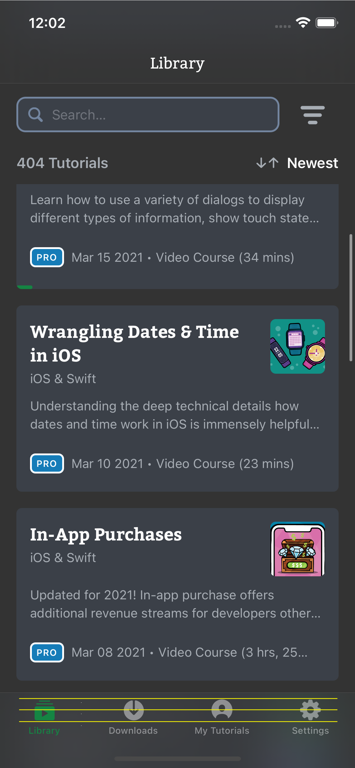 Settings: Move settings to it's own tab · Issue #528 · razeware/emitron ...