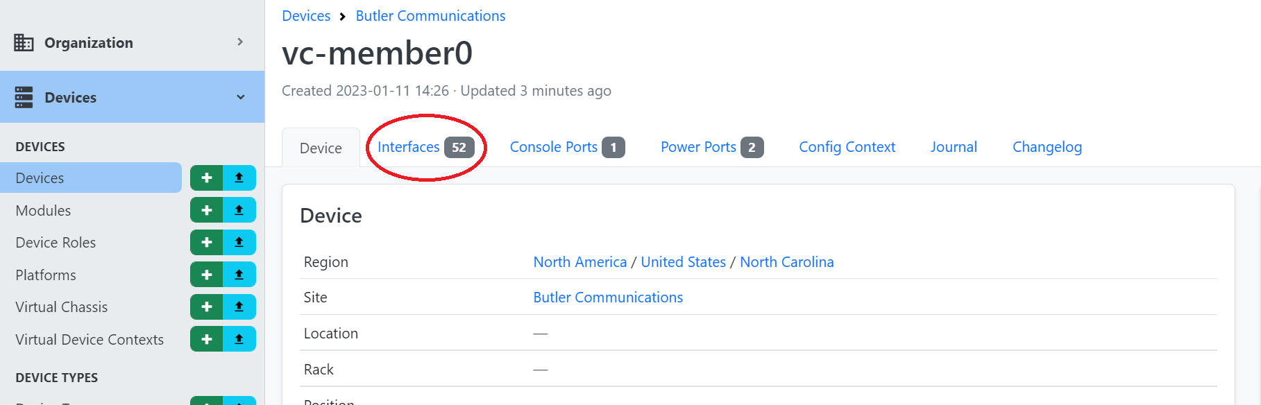 Wrong Count Of Virtual Chassis Interfaces On Master Member · Issue 11467 · Netbox Community