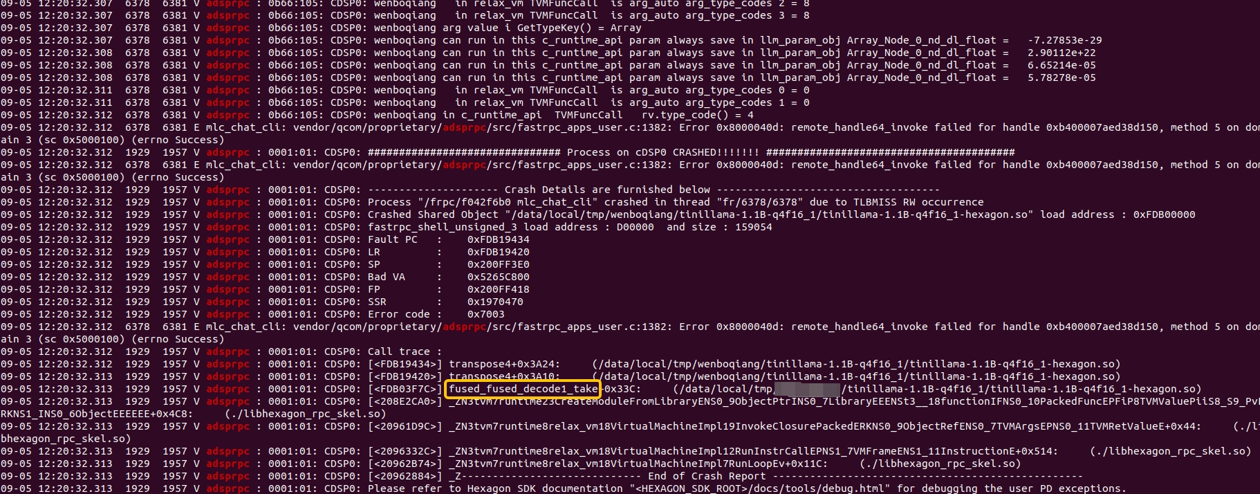 How to debug every step in compiled so · Issue #1092 · mlc-ai/mlc-llm · GitHub