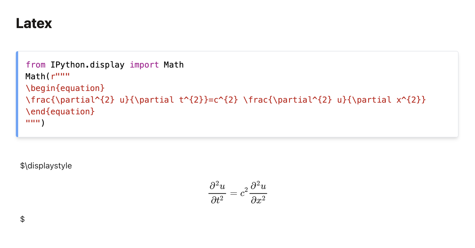 extra text appearing around equations in notebooks · Issue #193 · curvenote/curvenote · GitHub