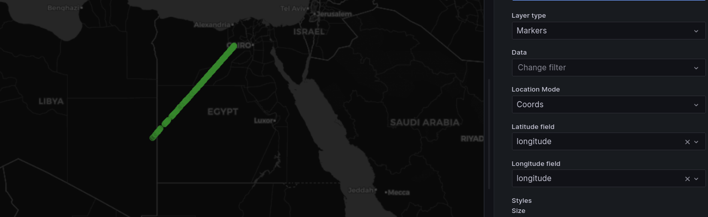 Geomap: Coord not working with InfluxDB · Issue #54071 · grafana/grafana · GitHub