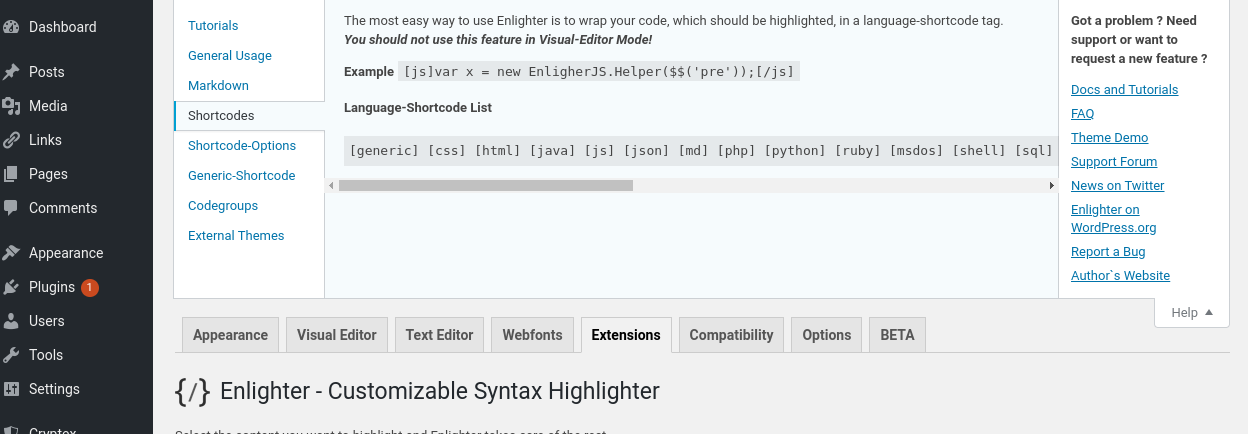 Using with bbPress · Issue #207 · EnlighterJS/Plugin.WordPress · GitHub