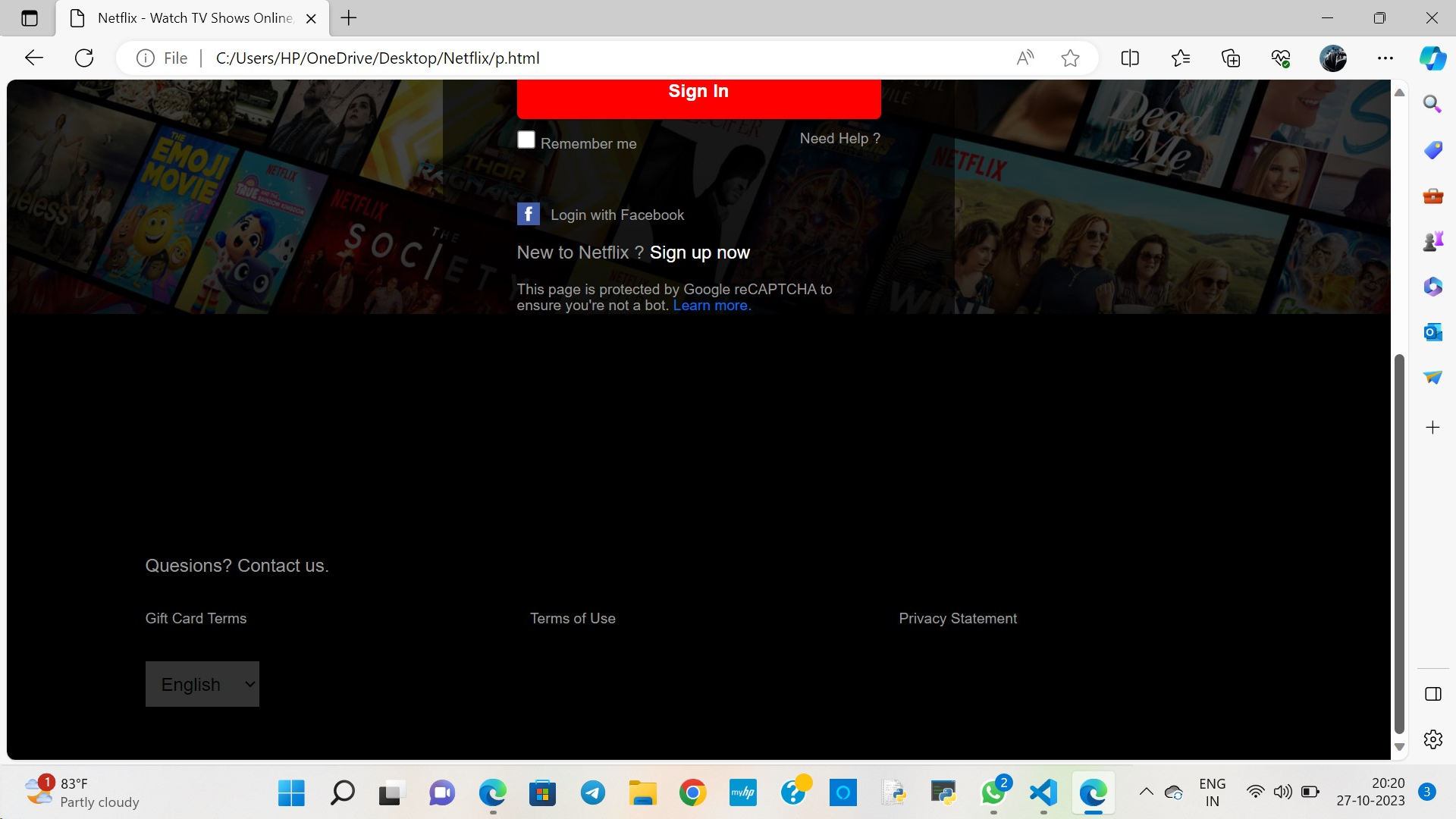 GitHub - Arfiyatabassum/Netflix-clone