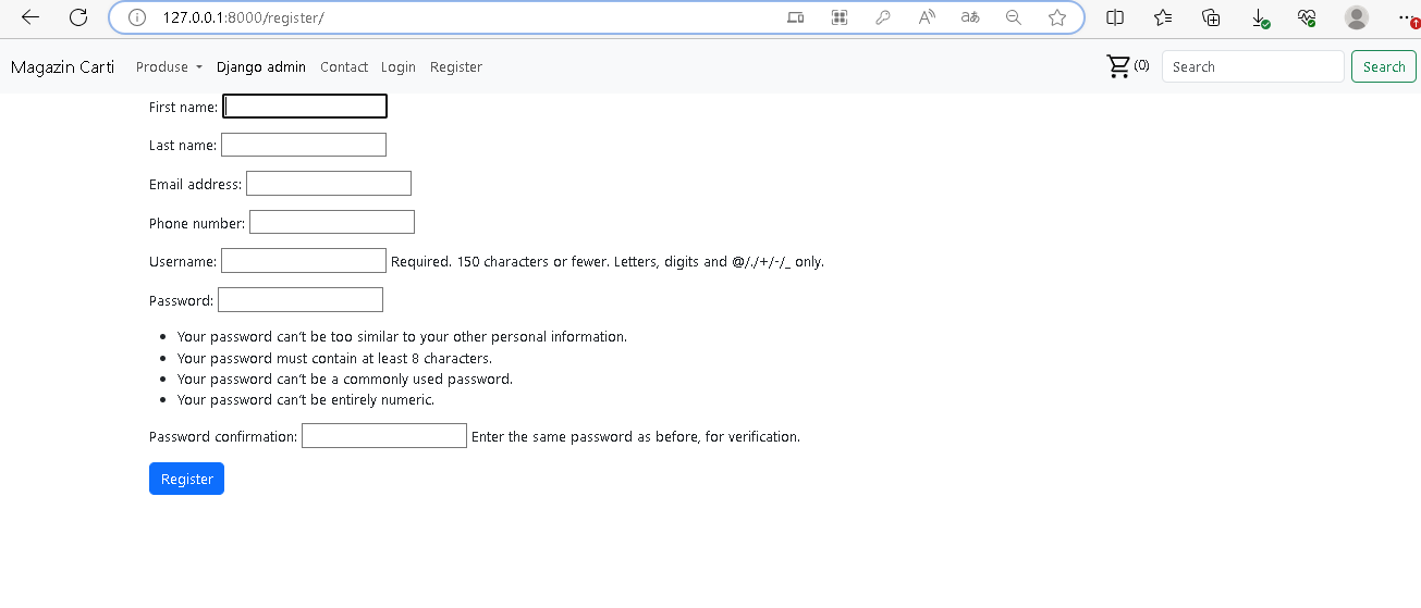 GitHub - AndreeaBorcea/ProiectPython: Proiect in Python - mini magazin ...