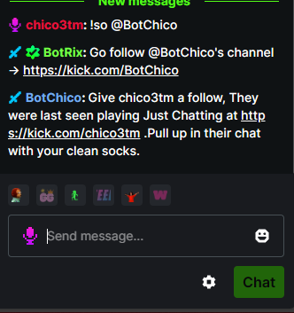 Shoutout command · Sehelitar Kick.bot · Discussion #12 · GitHub