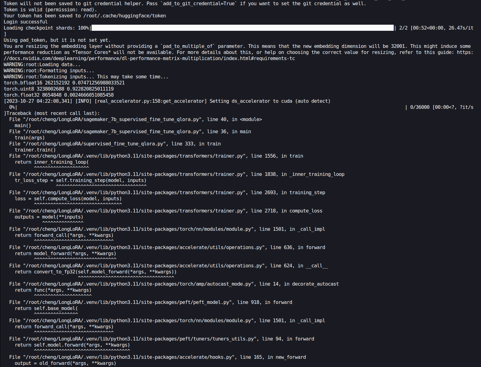 supervised fine tuning 7b GPU requirement - CUDA out of memory · Issue ...