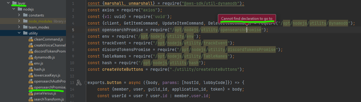 Intellisense And Refactoring Tools For Layers · Issue 3020 · Awsaws Toolkit Jetbrains · Github 