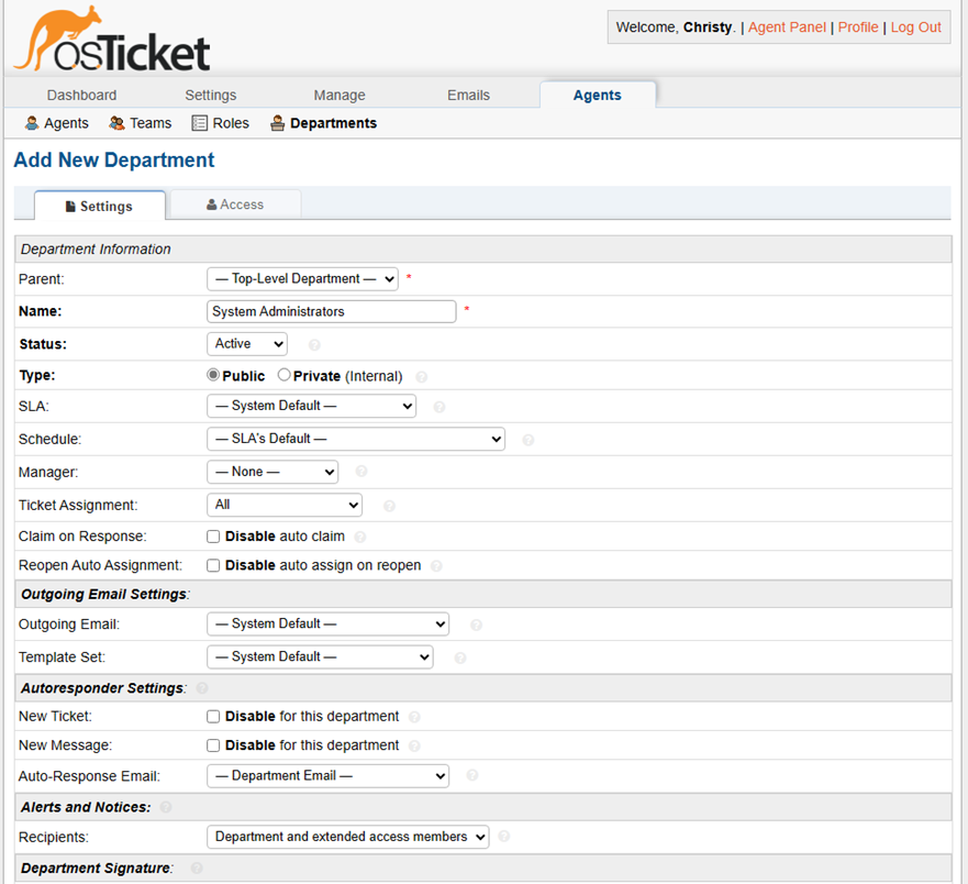GitHub - christyguajardo/osTicket-post-installation-setup