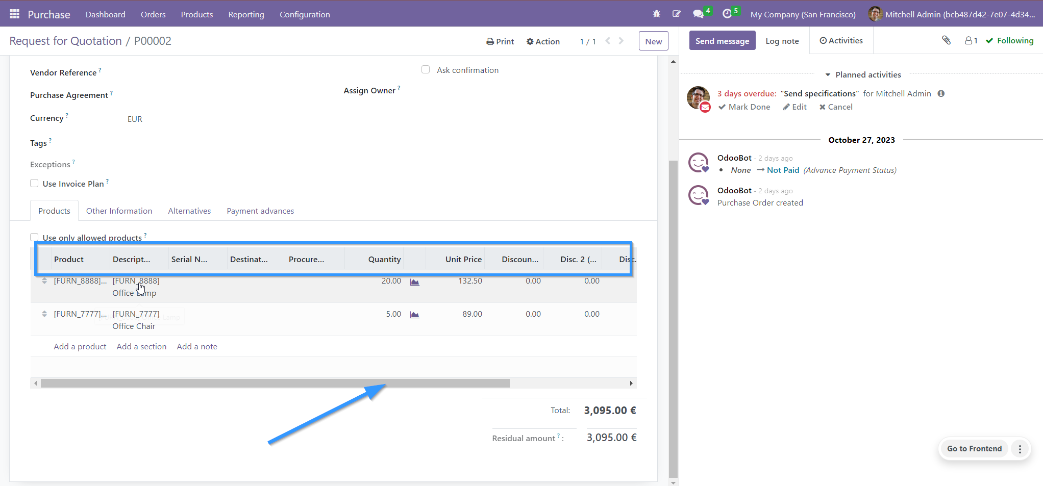 [16] purchase_discount - field discount optional in purchase.order.line ...