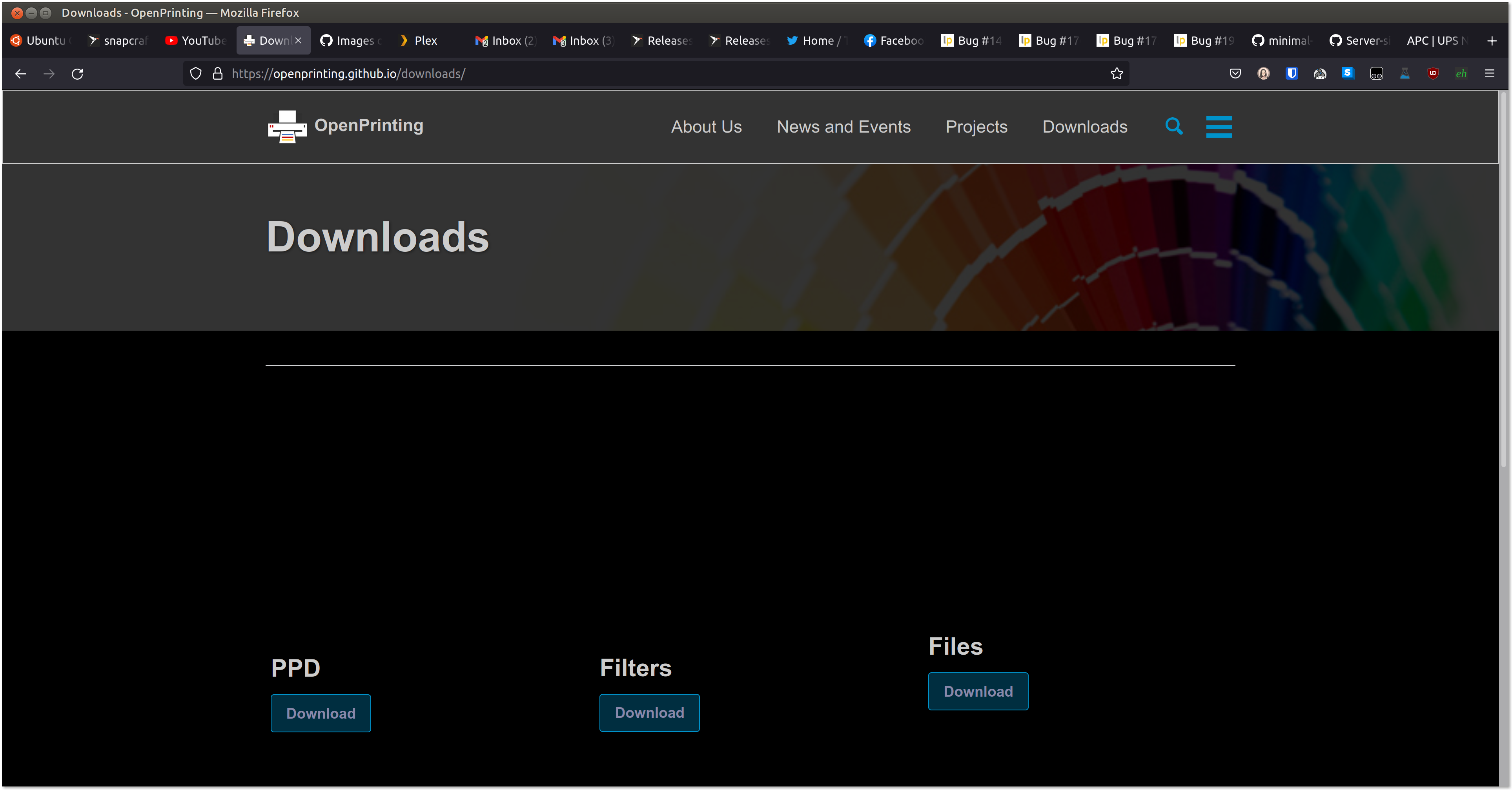 Images on downloads page need fixing in dark mode · Issue #134 · OpenPrinting/openprinting ...
