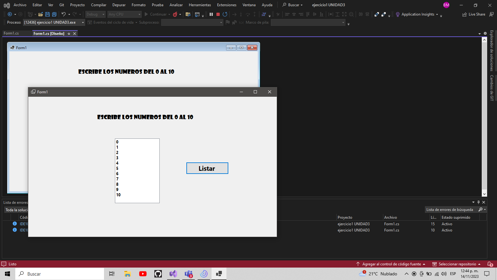 GitHub - brandon48d/ejercicio1-UNIDAD3