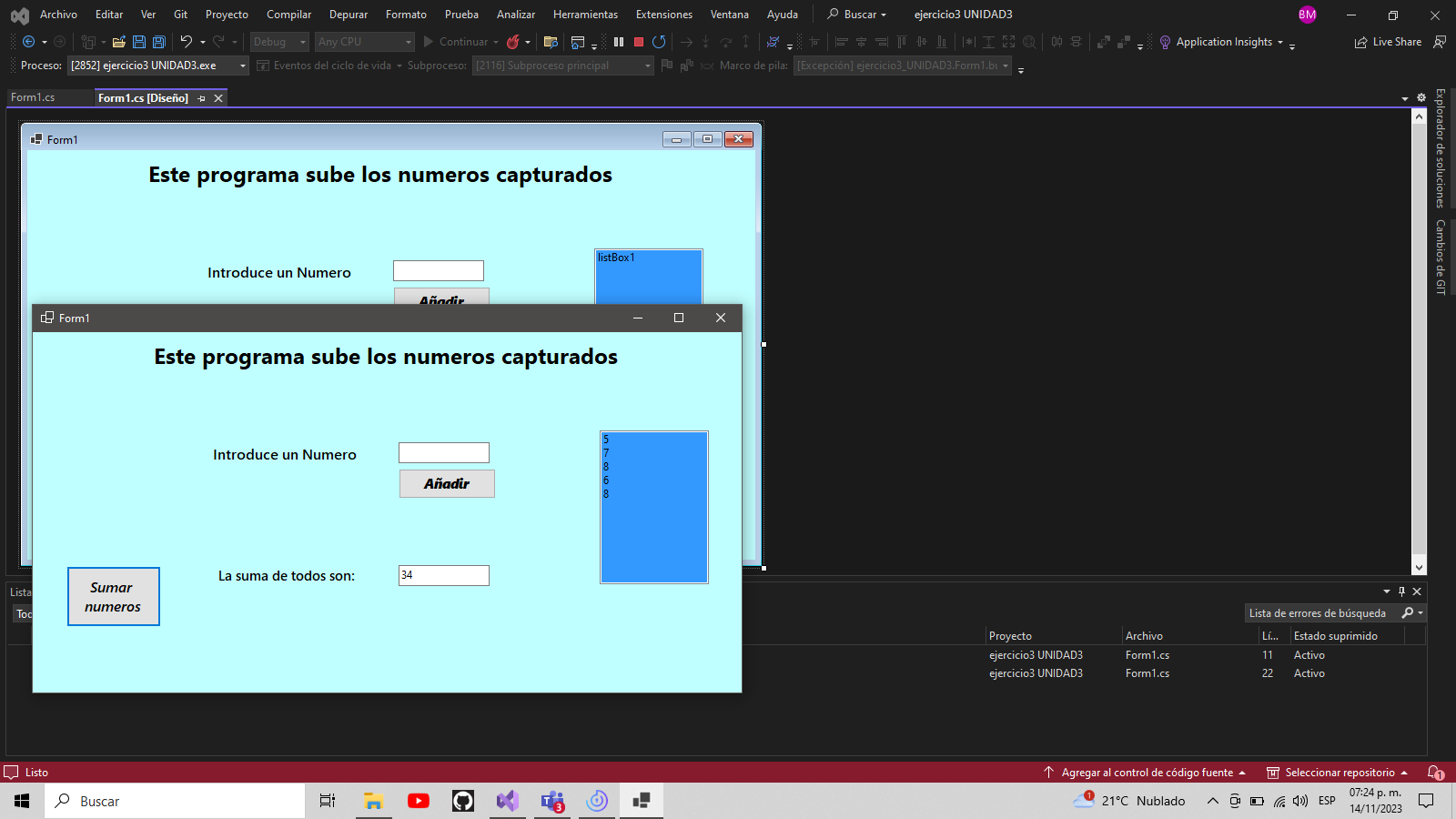 GitHub - brandon48d/ejercicio3-UNIDAD3