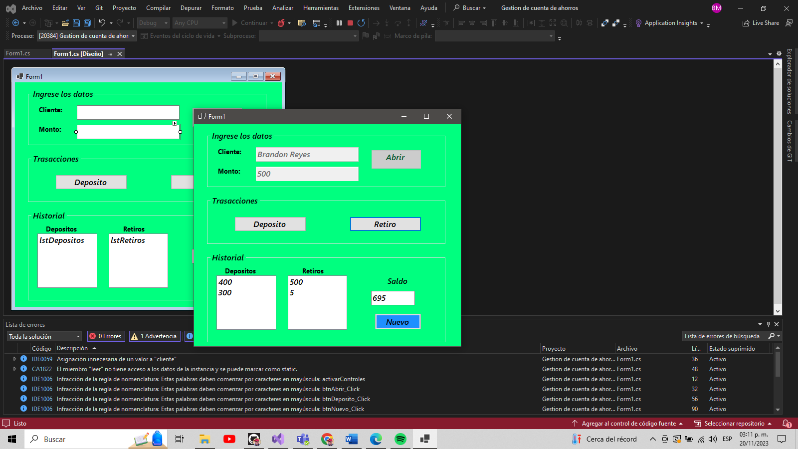 GitHub - brandon48d/Gestion-de-cuenta-de-ahorros