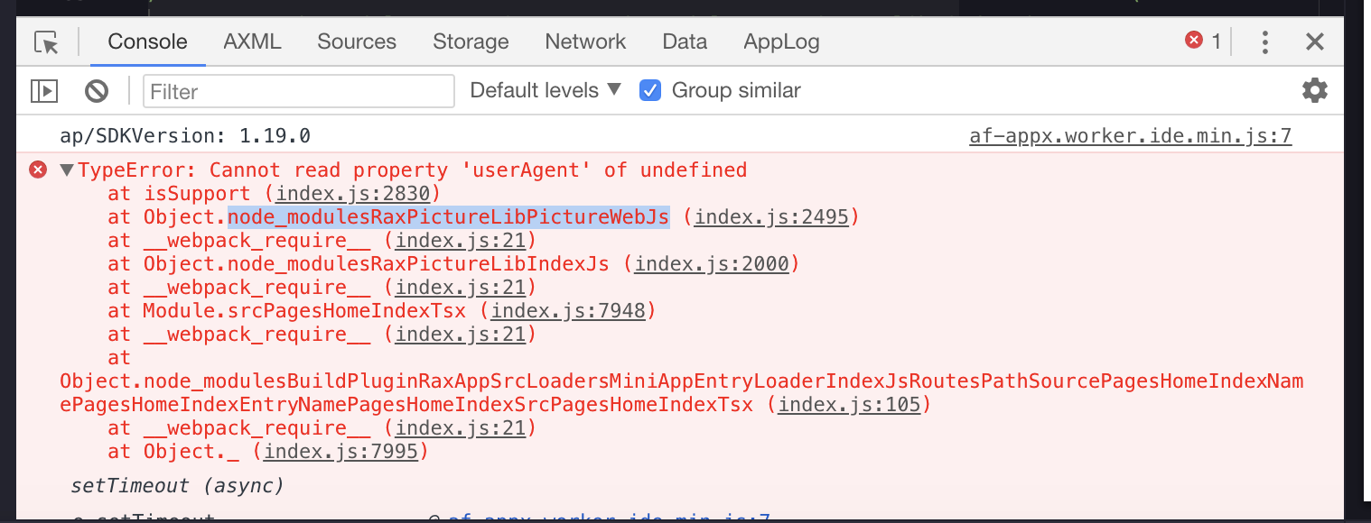 [BUG] Rax 小程序运行时方案 rax-picture 走到 Web 逻辑 · Issue #1783 · alibaba/rax · GitHub