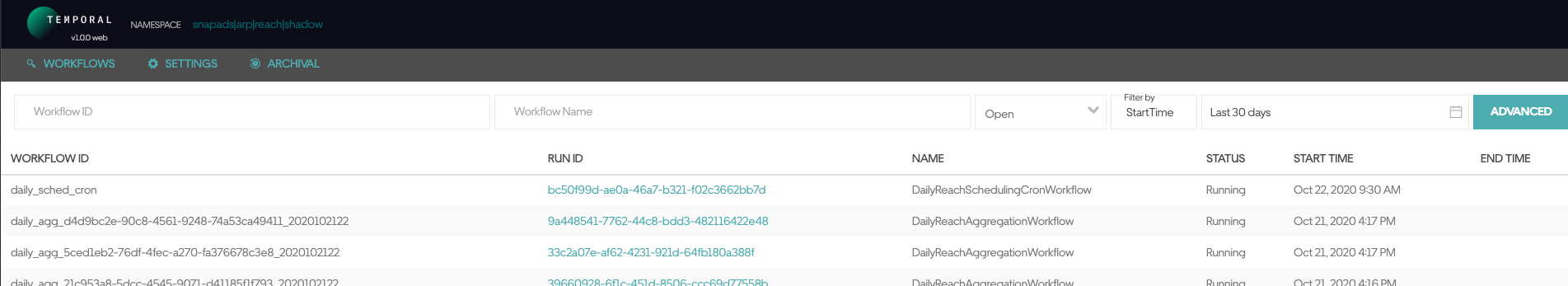 Temporal Web Ui Still Show Completed Workflow As Running · Issue 888 · Temporalio Temporal · Github