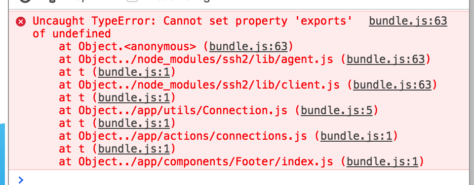 Webpack 2.0 + Babel · Issue #578 · mscdex/ssh2 · GitHub