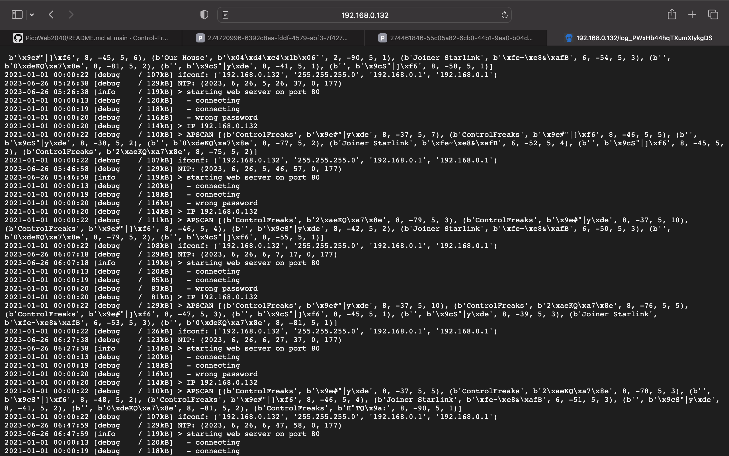 GitHub - Control-Freaks/PicoWeb2040: RP2040W web server. Control outputs or retrieve sensor data ...