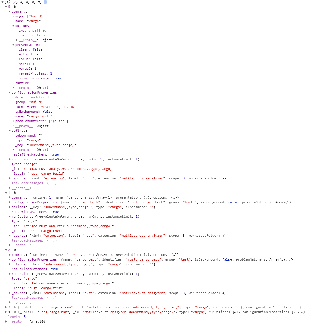 There is no task provider registered for tasks of type "cargo". · Issue ...