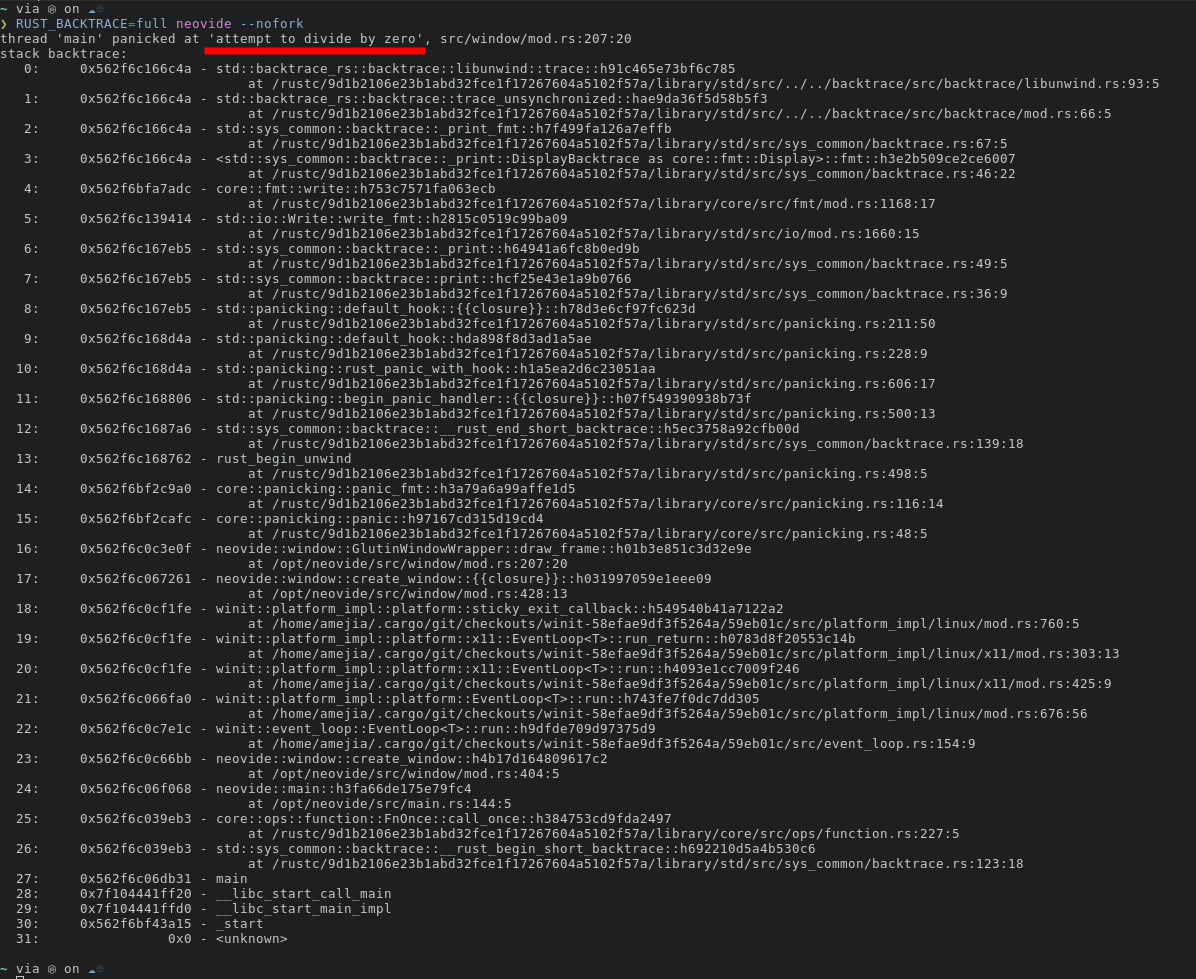 Neovide closes immediately after starting in arch linux · Issue #1307 ...