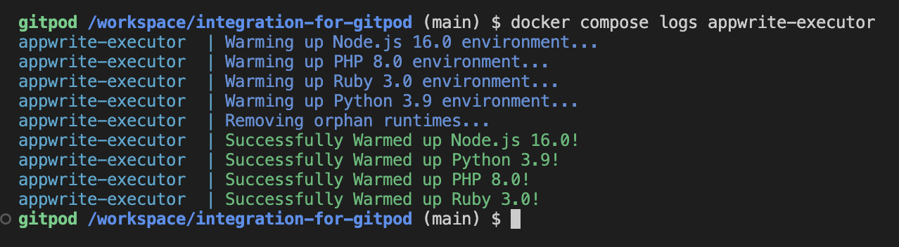 🐛 Bug Report: Failed to Warm Up Runtime · Issue #2913 · appwrite/appwrite · GitHub