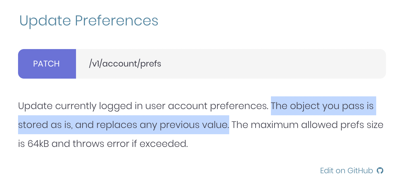 🐛 Bug Report: Update of a specific user preferences setting delete other user preference ...