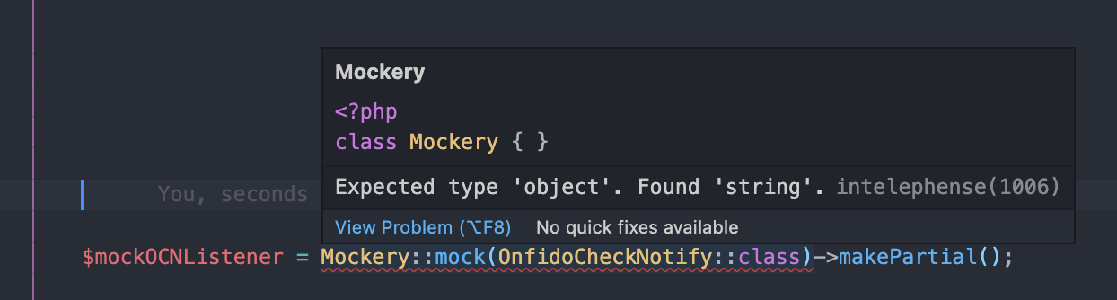 intelephense showing type definition where there is none · Issue #1605 · bmewburn/vscode ...