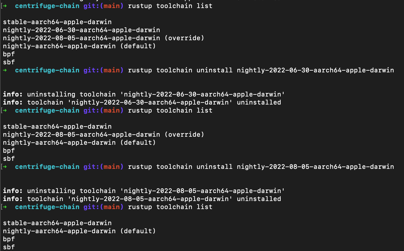 Development Env Fails · Issue 1271 · Centrifugecentrifuge Chain · Github 