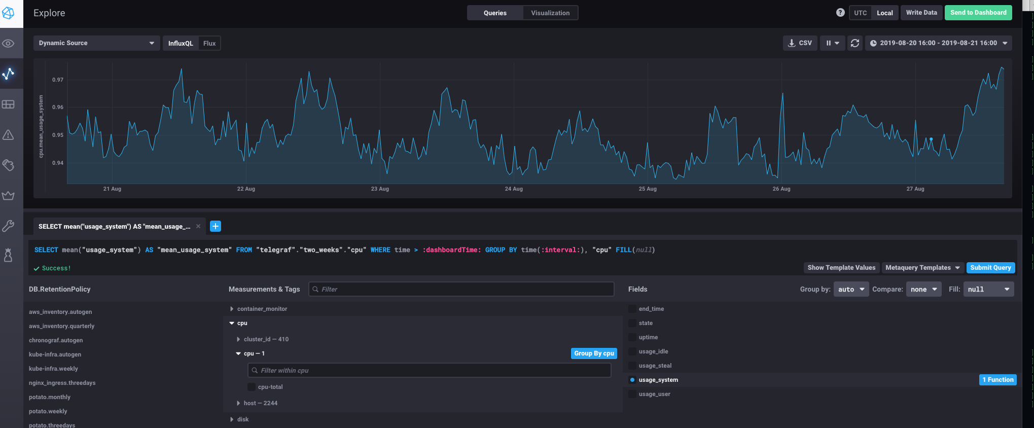 Data Explorer doesn't work with date range picker · Issue #5297 · influxdata/chronograf · GitHub