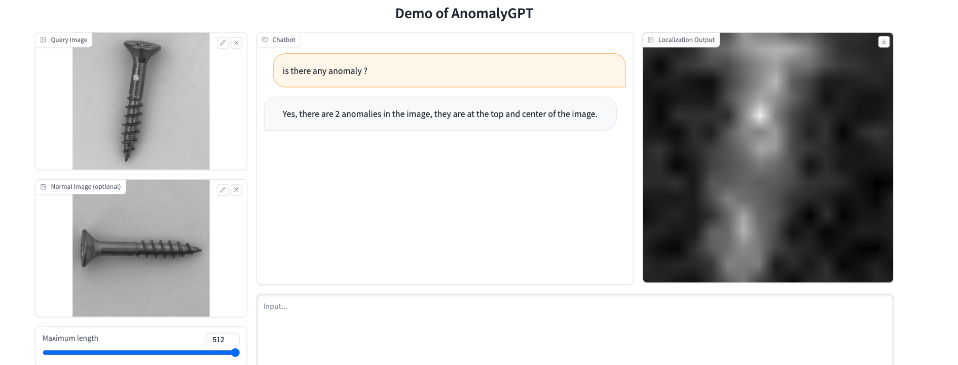about few shot anomaly map · Issue #14 · CASIA-IVA-Lab/AnomalyGPT · GitHub